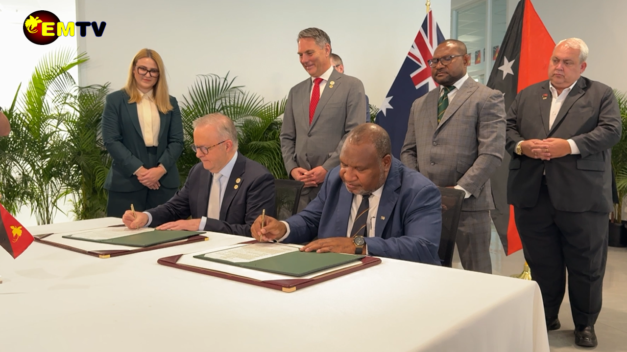 PNG-AUTRALIA AGREES ON MUTUAL DEFENCE TREATY — EMTV ONLINE
