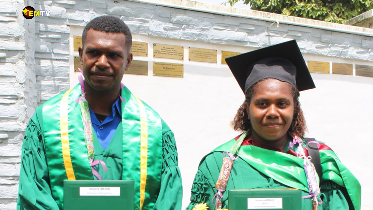 DOUBLE BLESSING FOR AMBUK FAMILY AT DWU GRADUATION — EMTV ONLINE